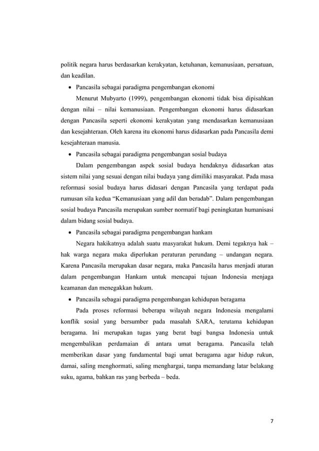 MAKALAH “PANCASILA SEBAGAI PARADIGMA KEHIDUPAN DALAM BERMASYARAKAT ... MAKALAH “PANCASILA SEBAGAI PARADIGMA KEHIDUPAN DALAM BERMASYARAKAT ...