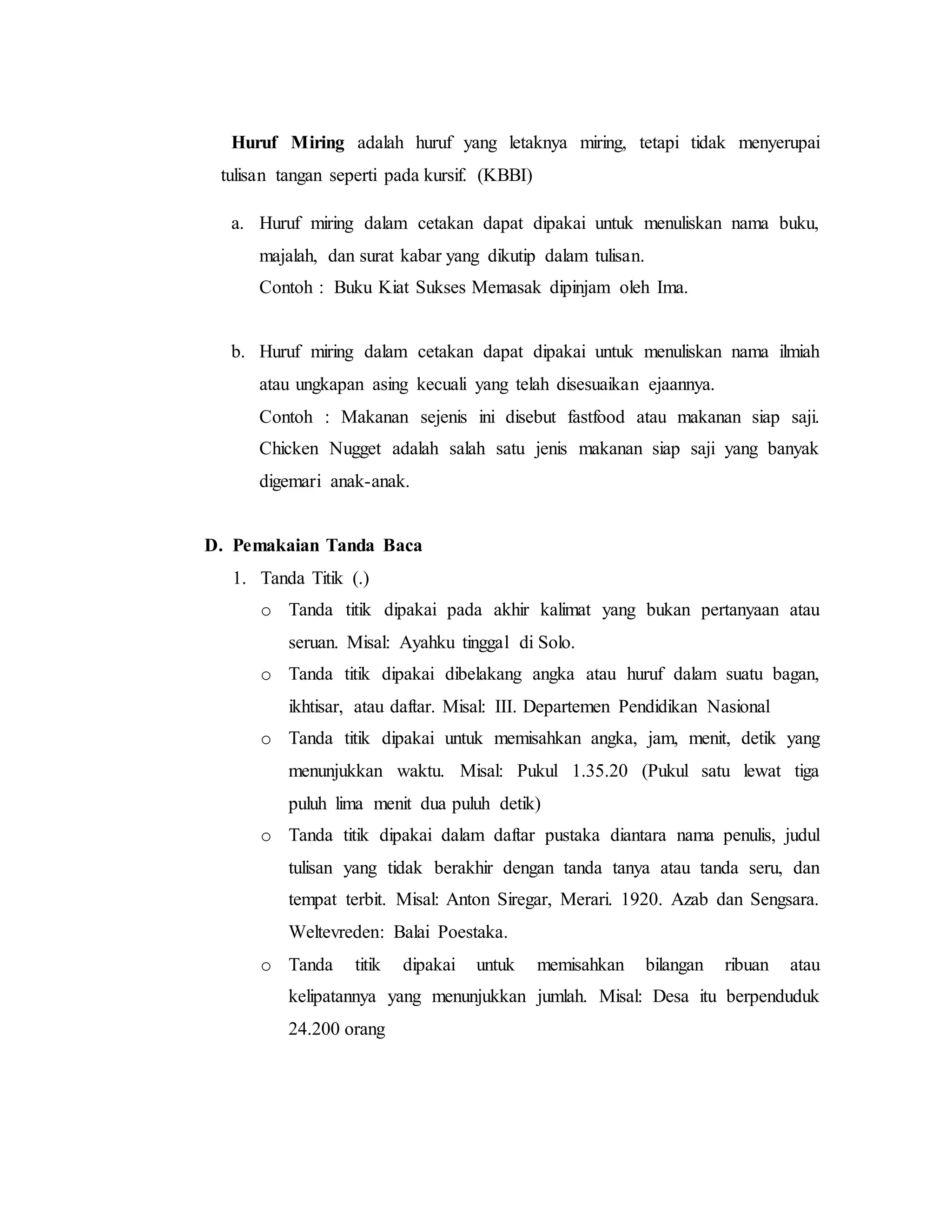 Makalah bahasa indonesia Ejaan Bahasa Indonesia | DOCX