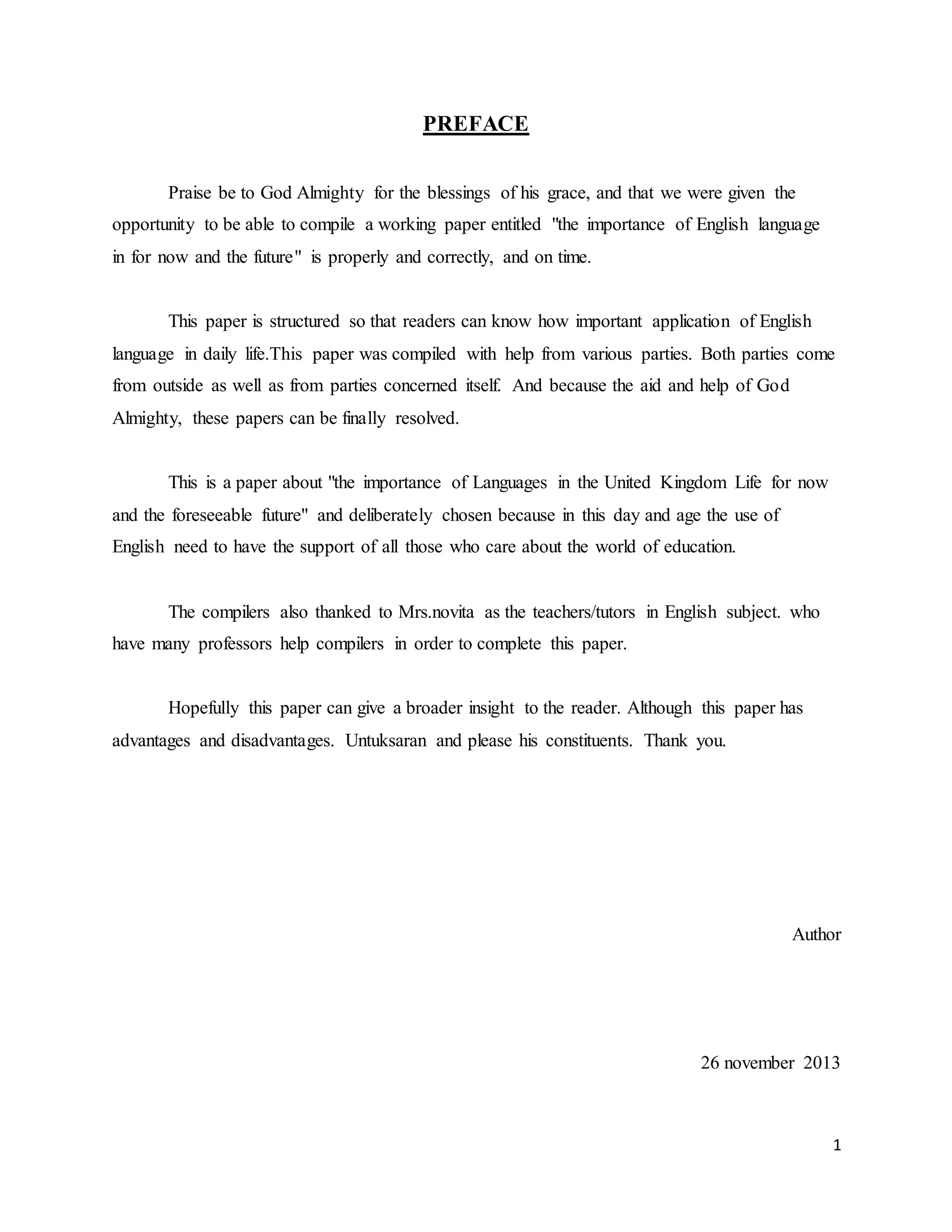 Makalah bahasa inggris | DOCX