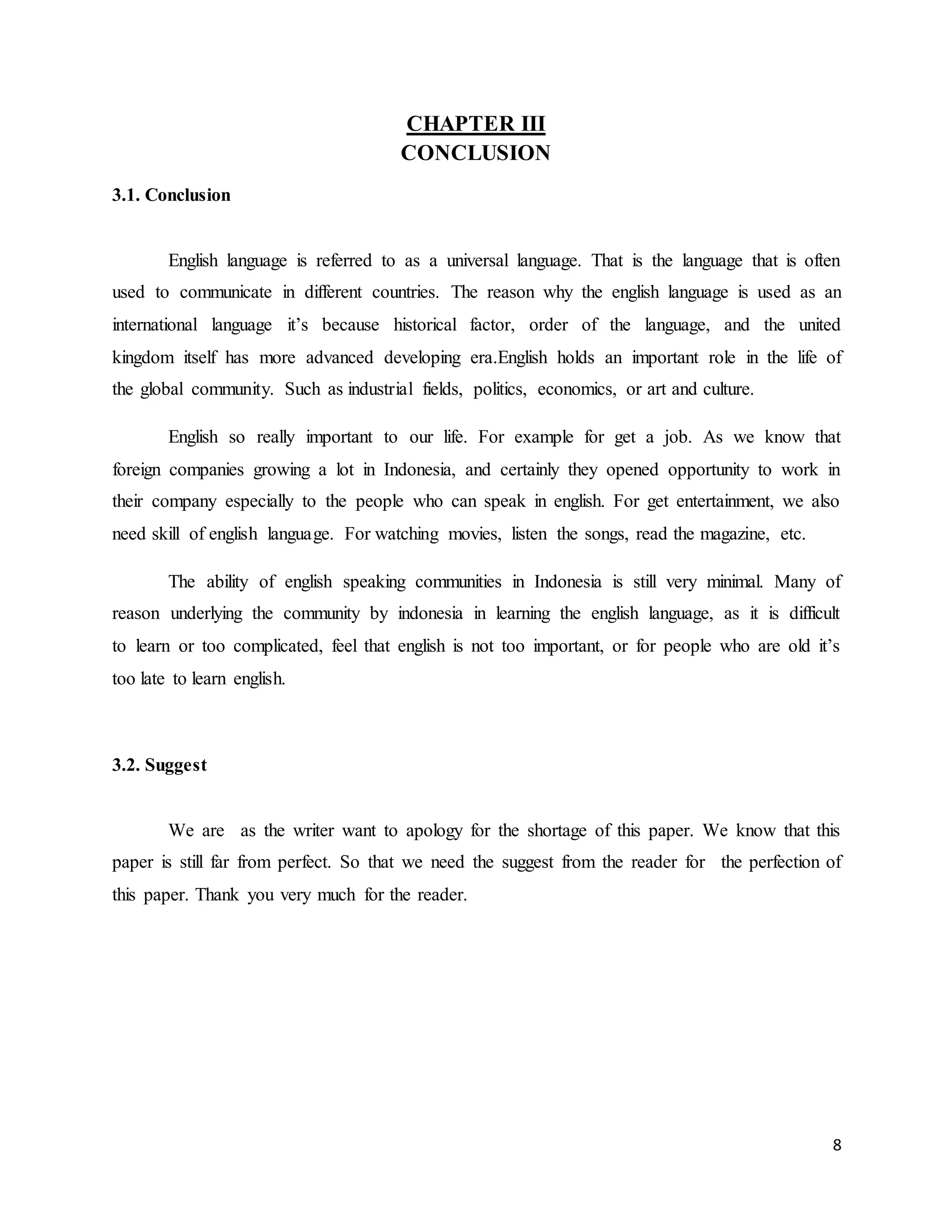 Makalah bahasa inggris | DOCX