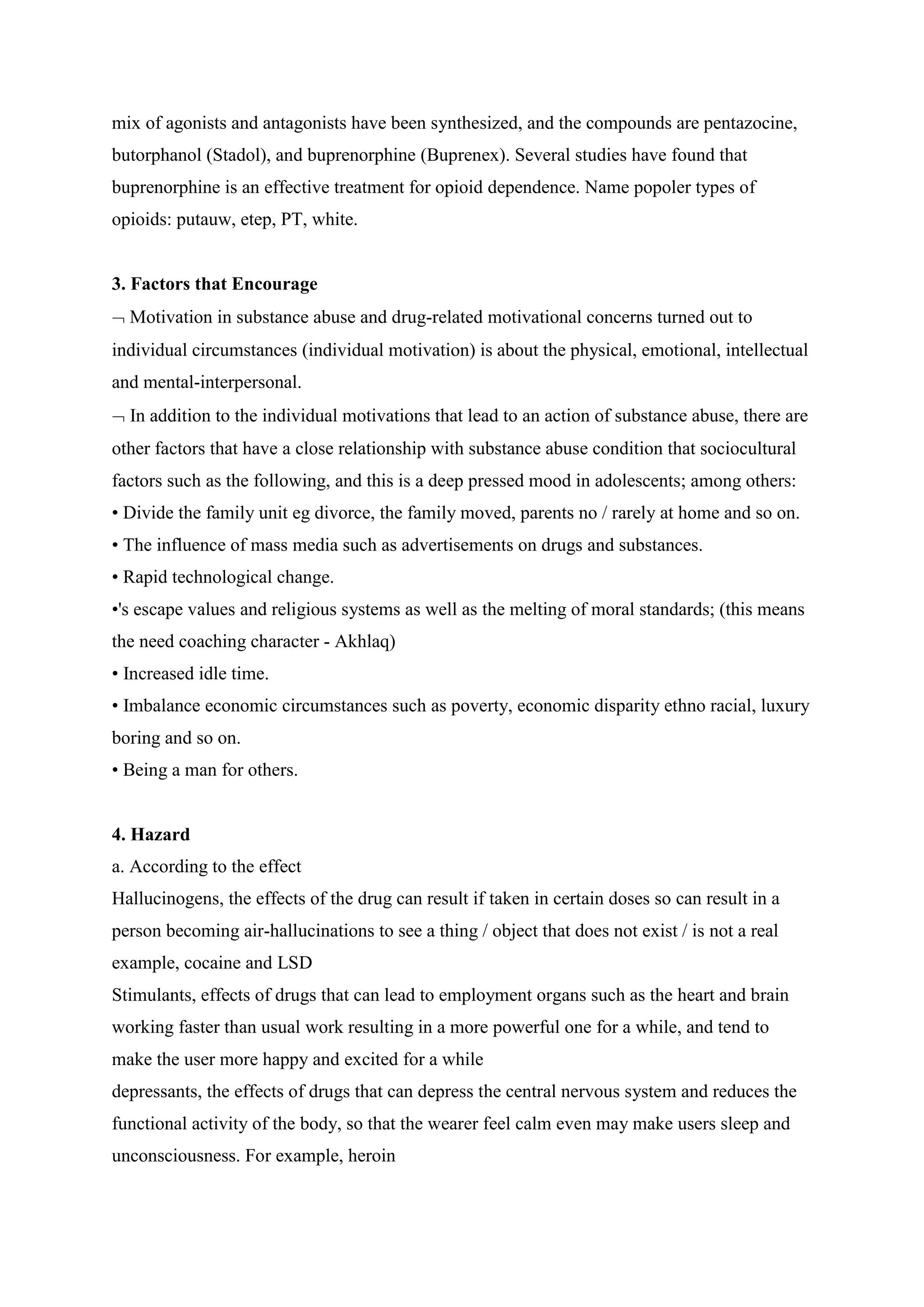 Makalah bahasa inggris bahaya narkoba | DOCX