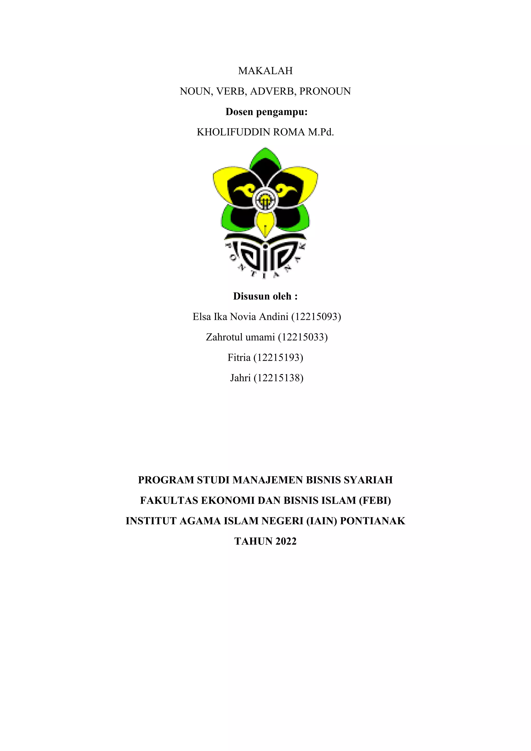 Makalah Bahasa Inggris Kelompok 1.pdf