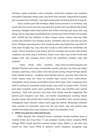 Makalah bahaya merokok | DOCX