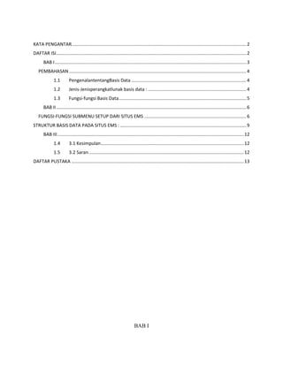 Makalah basis data | PDF
