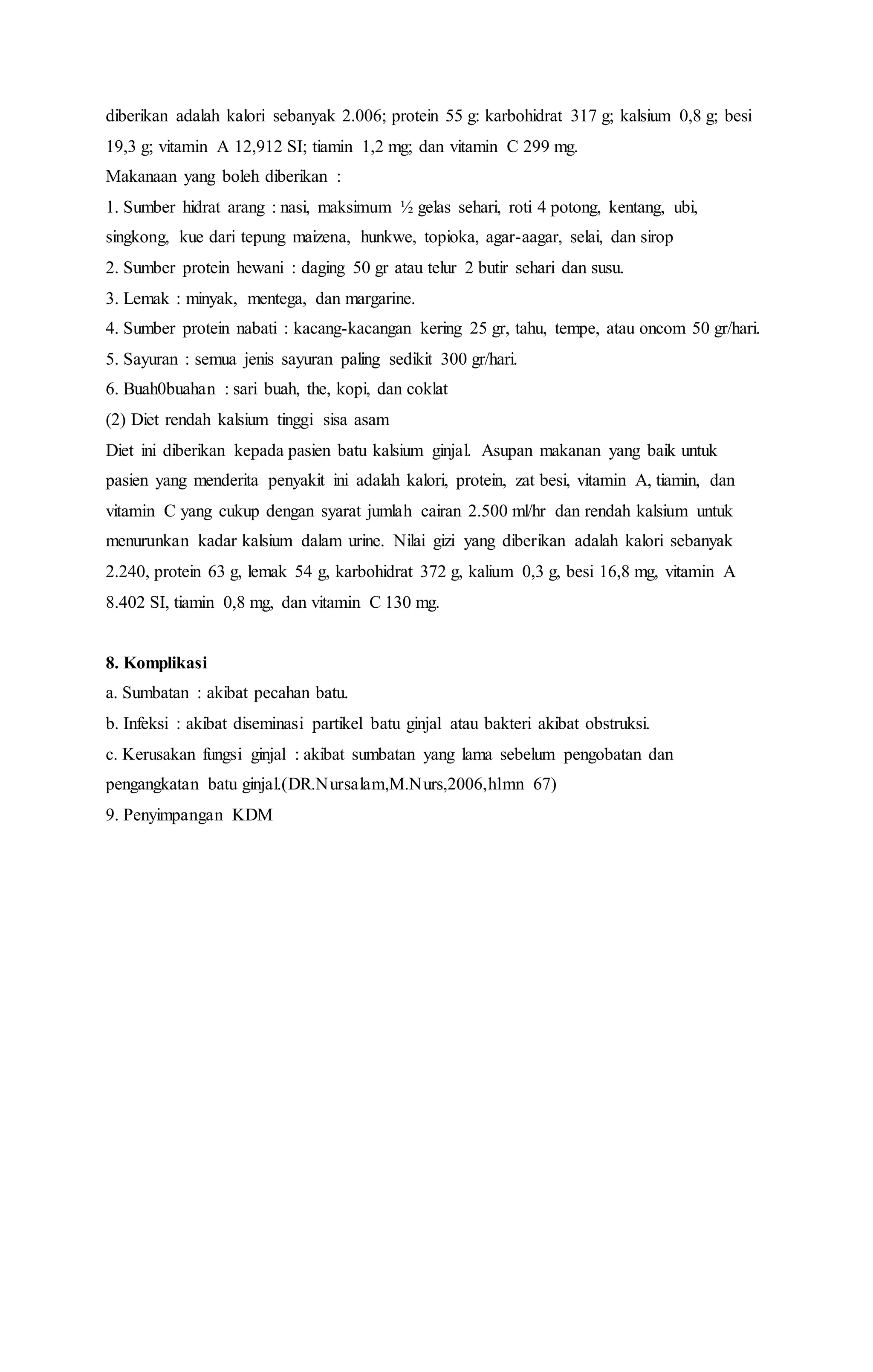 Makalah batu ginjal | DOCX