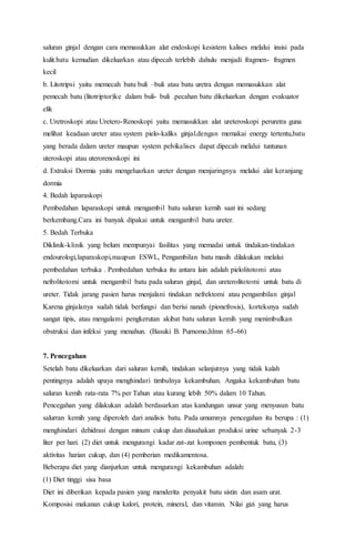 Makalah batu ginjal | DOCX