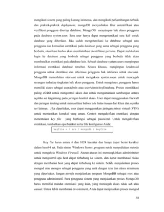 Basis Data Non Relasional: NoSQL dan MongoDB | PDF