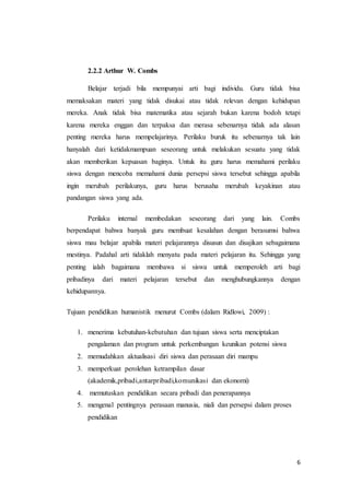 Makalah teori humanistik | DOCX
