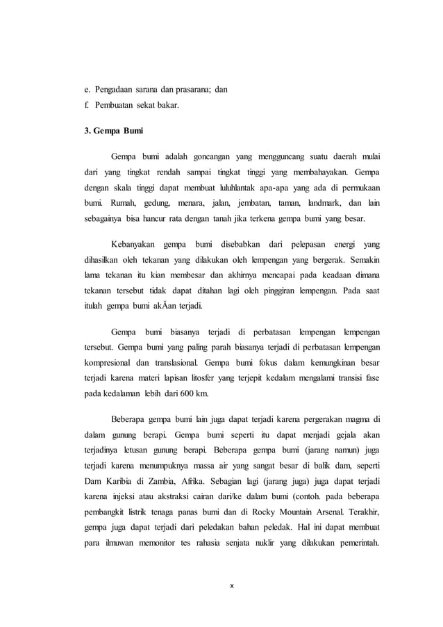 Makalah bencana alam | DOCX