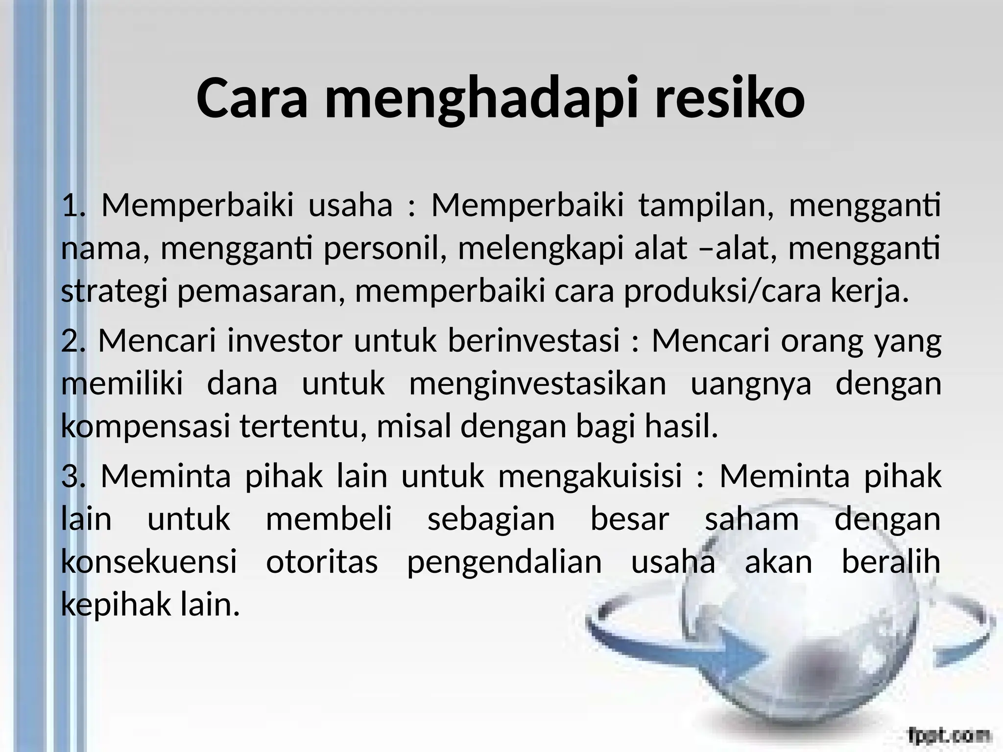 MAKALAH BERANI MENGAMBIL RESIKO DALAM PERUSAHAAN.pptx