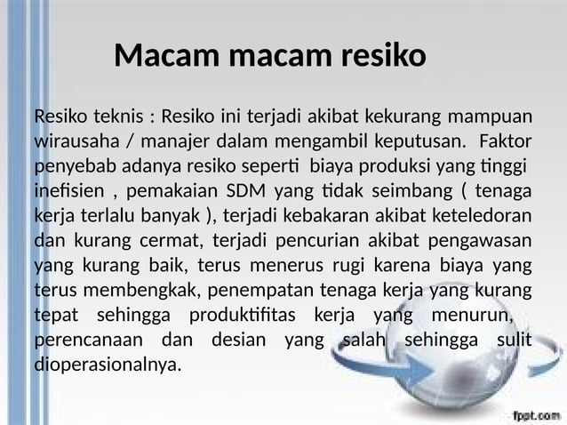 MAKALAH BERANI MENGAMBIL RESIKO DALAM PERUSAHAAN.pptx