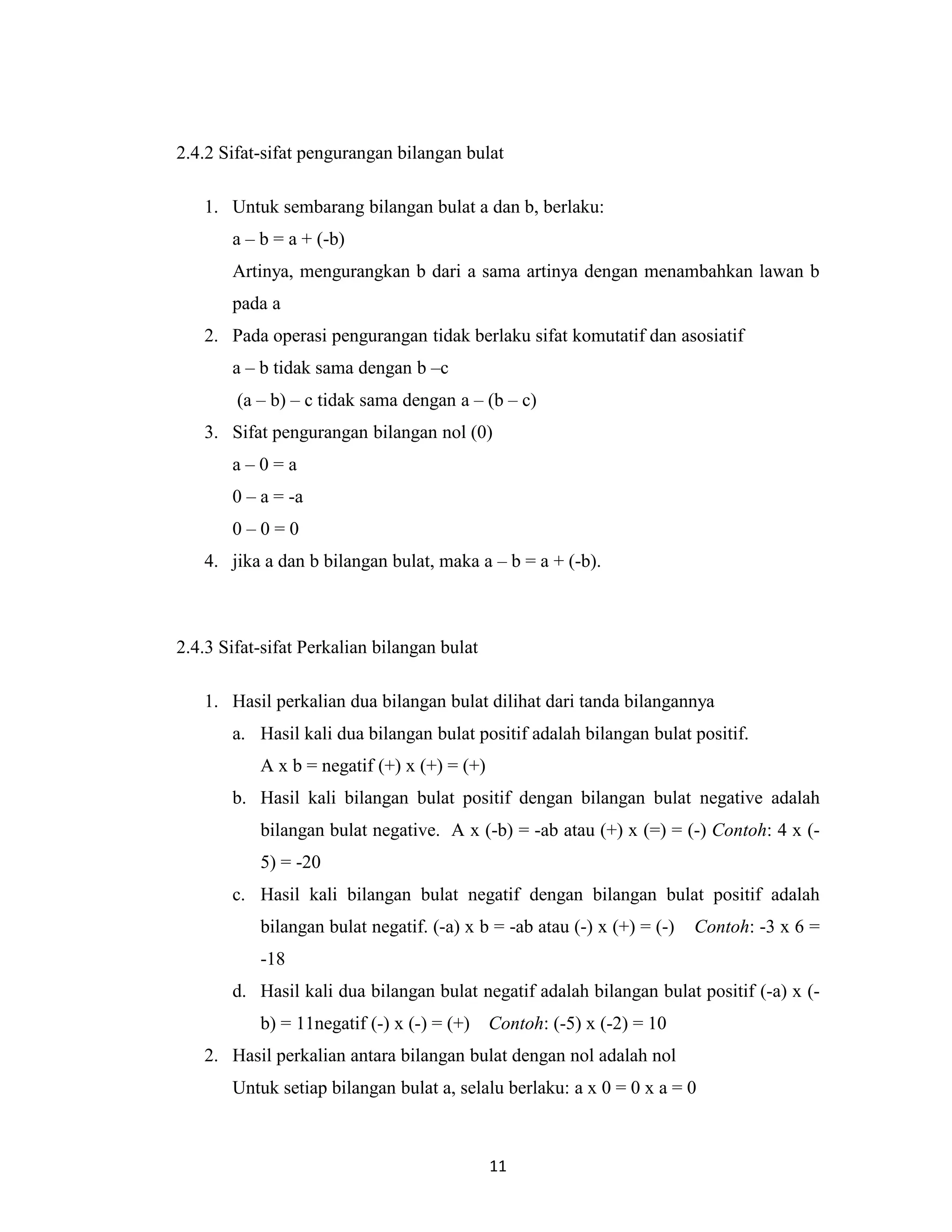 Makalah bilangan bulat | PDF