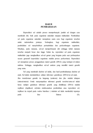 PEMBELAHAN SEL | PDF