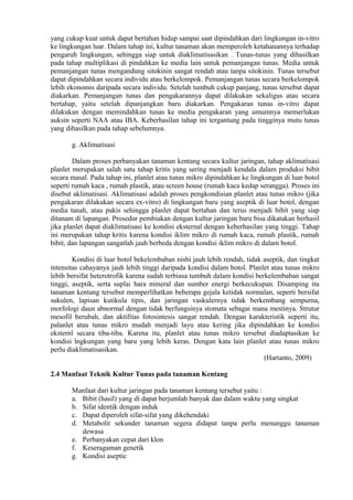 kultur jaringan kentang | DOC