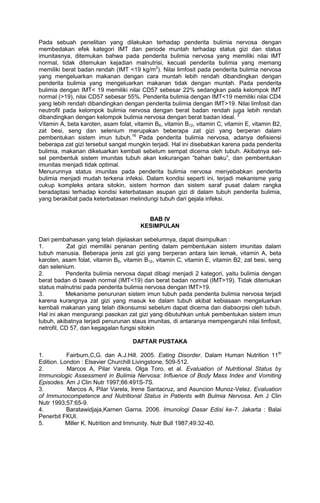 Makalah bulimia nervosa | PDF