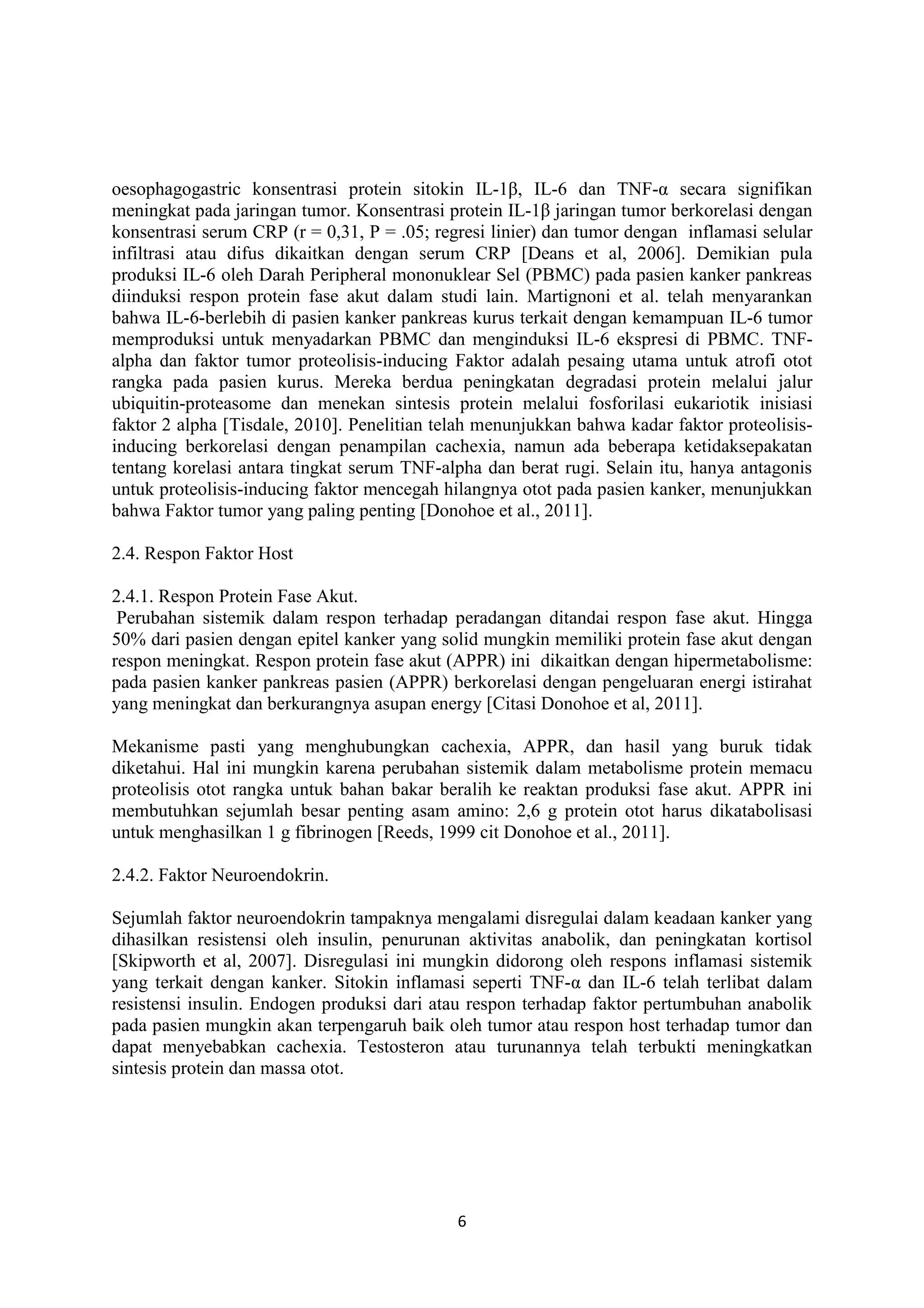 Makalah Cachexia Malignansi | DOCX