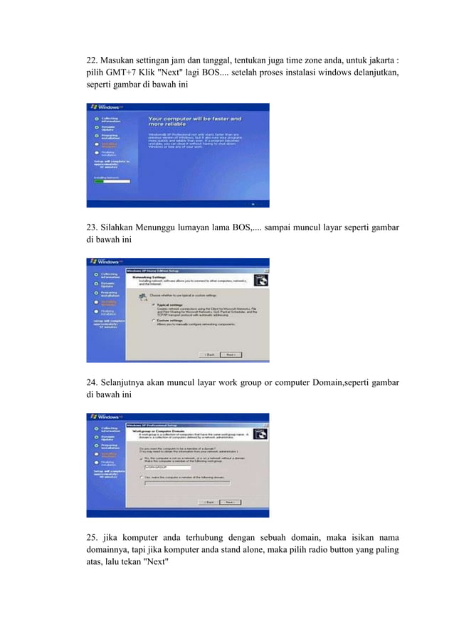 Makalah cara instalasi windows xp | DOCX