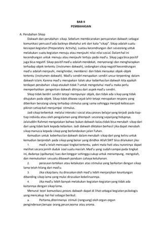 MAKALAH DAKWAH DAN PERUBAHAN PERILAKU.docx