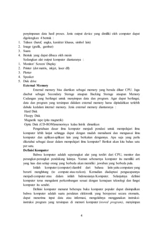 Makalah dasar komputer.. | DOCX