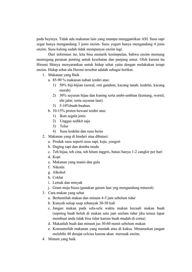 Makalah defisiensi enzim | DOCX