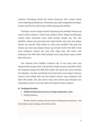 Makalah destilasi kelompok 3 | DOCX