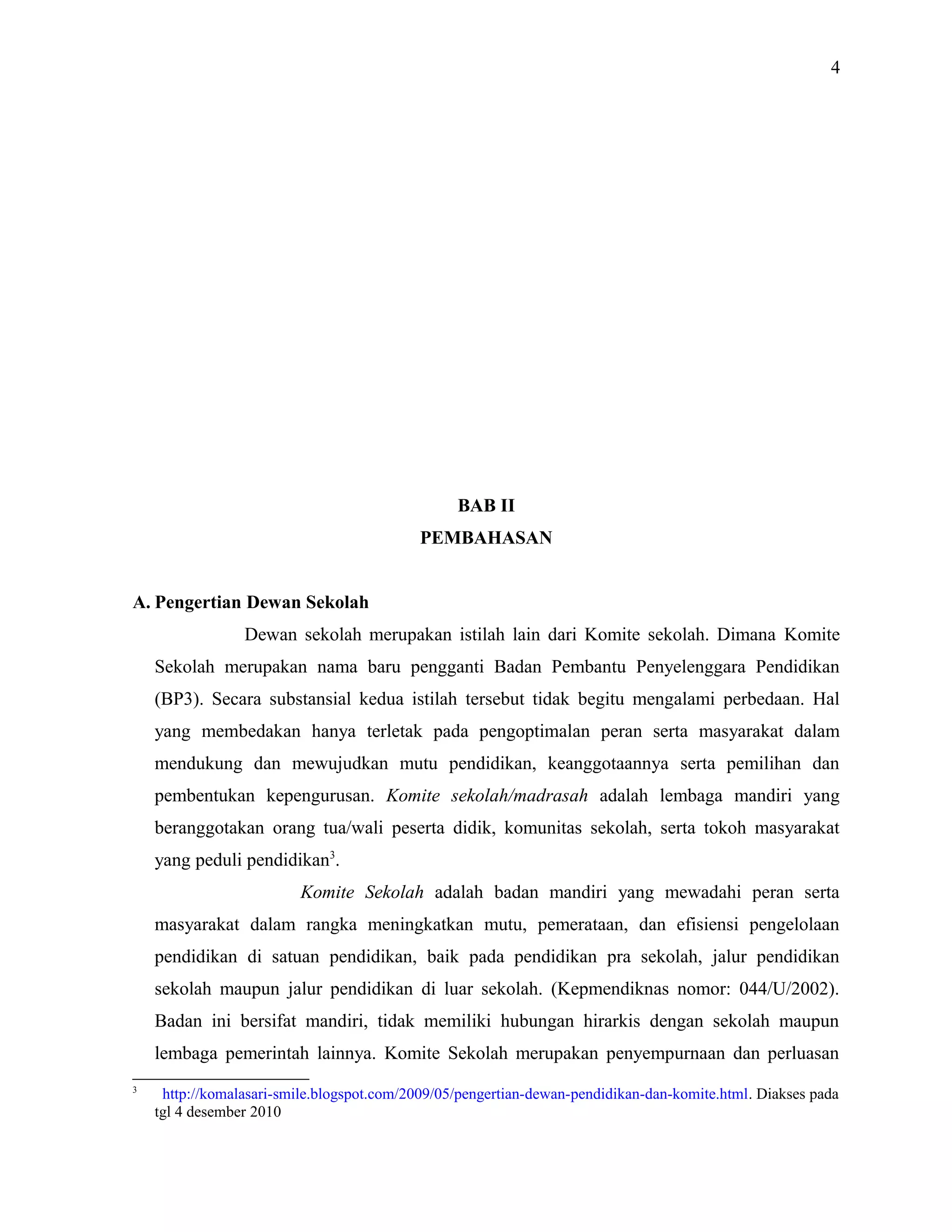 Makalah dewan sekolah | DOC