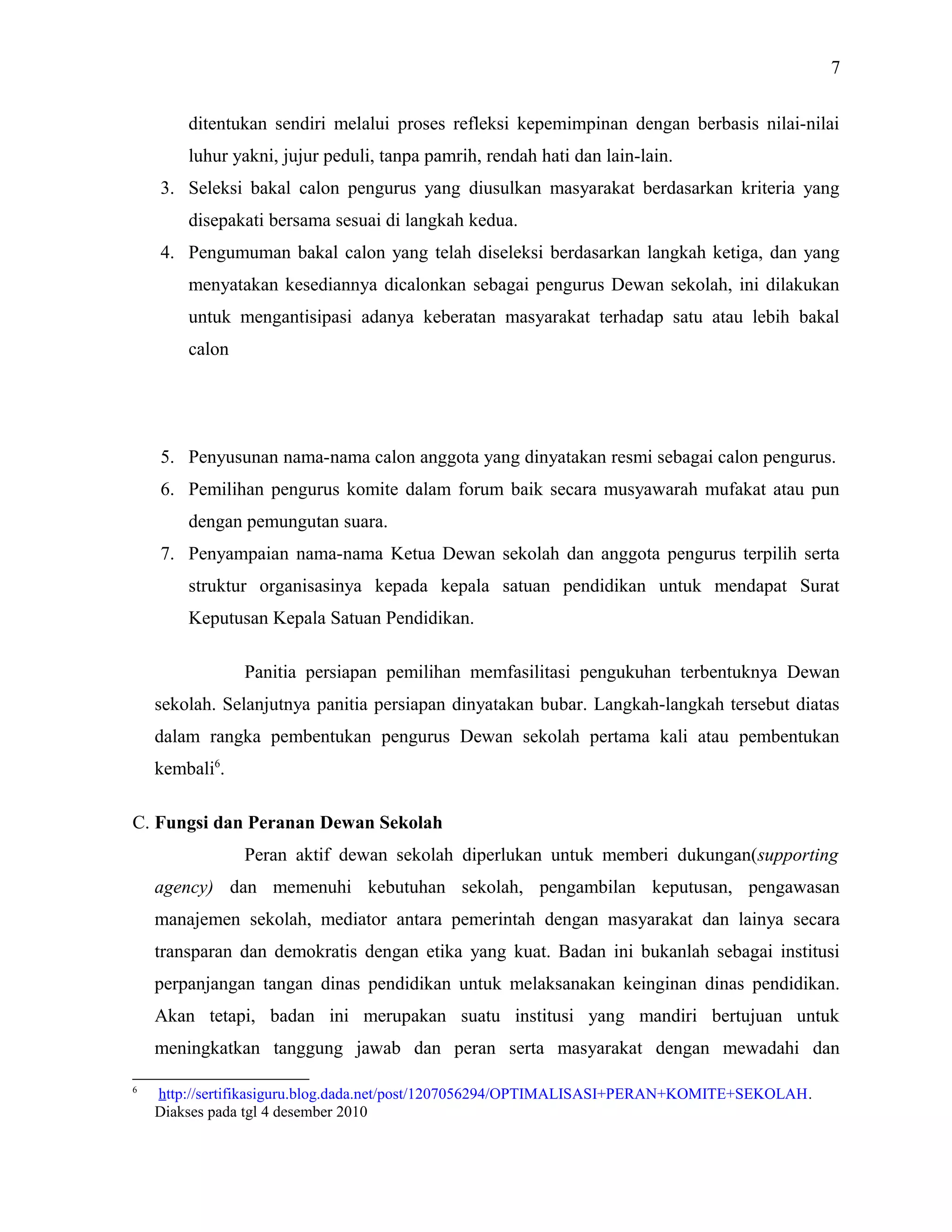 Makalah dewan sekolah | DOC