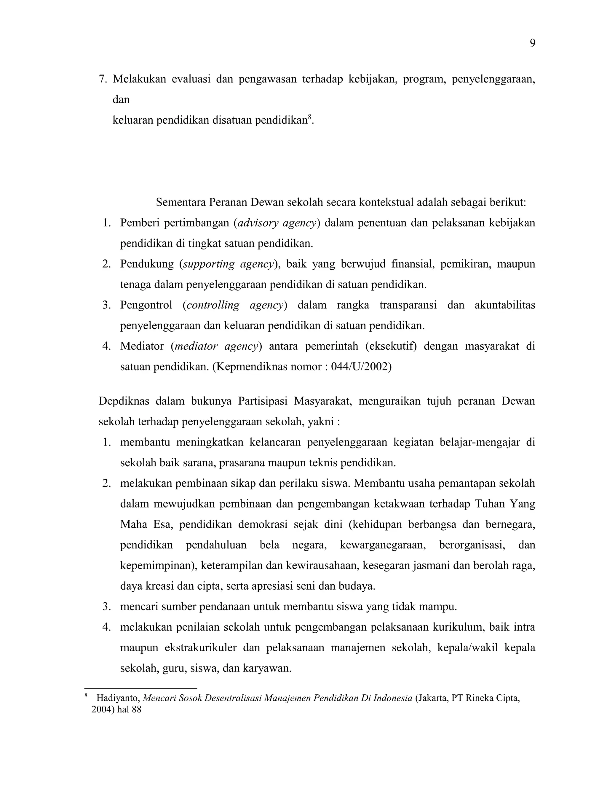 Makalah dewan sekolah | DOC