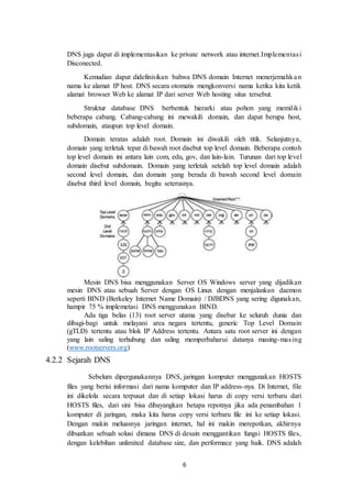 Makalah dhcp, dns, dan web server | DOCX