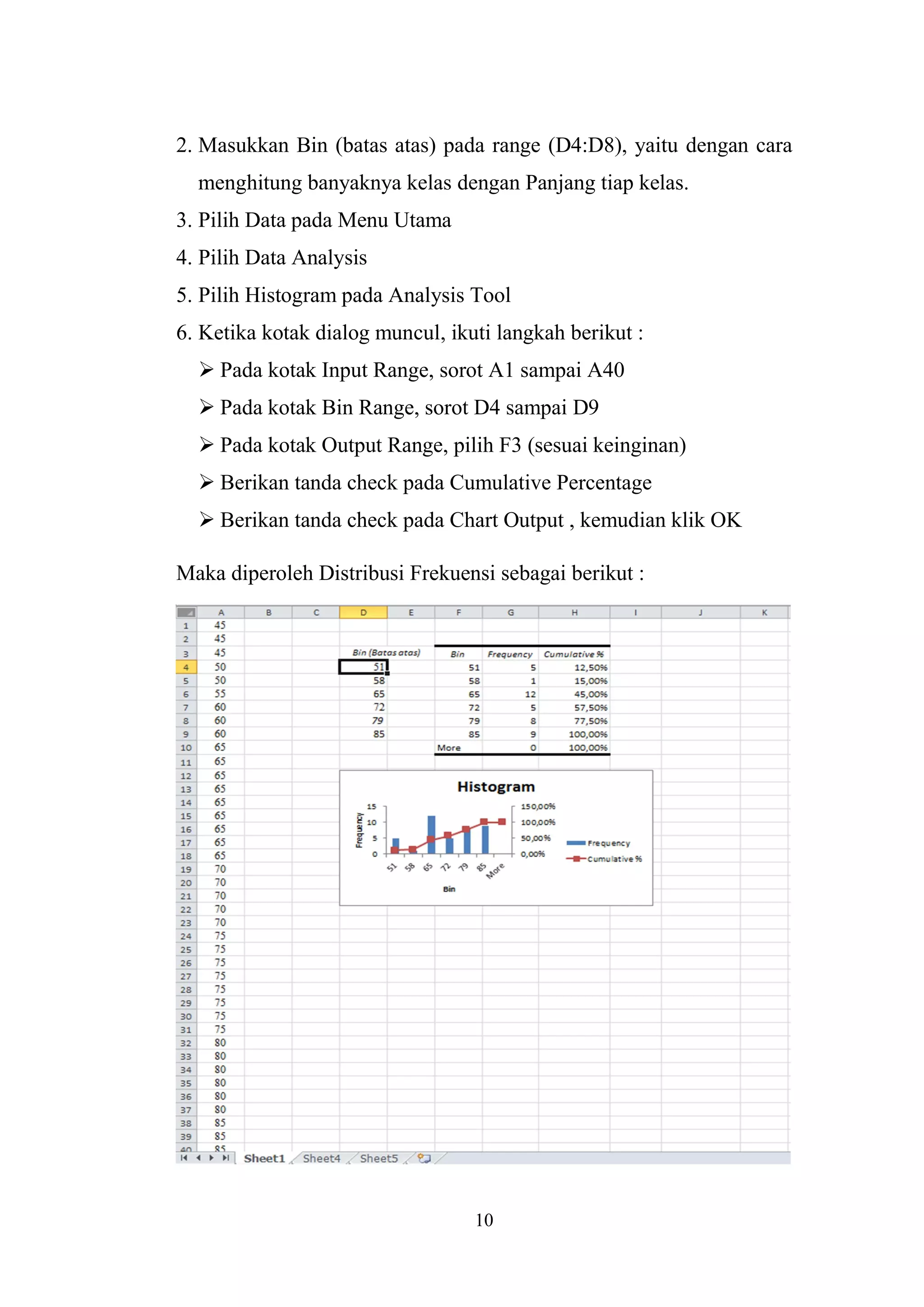 Makalah Distribusi Frekuensi dan Jenis Grafik | PDF