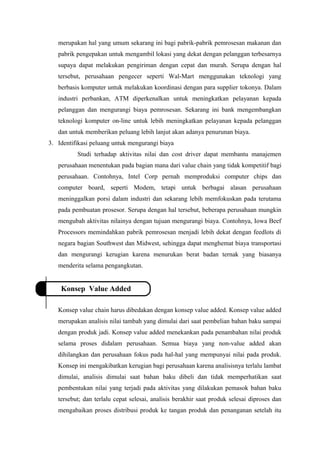 Makalah edit have (value chain) | DOC