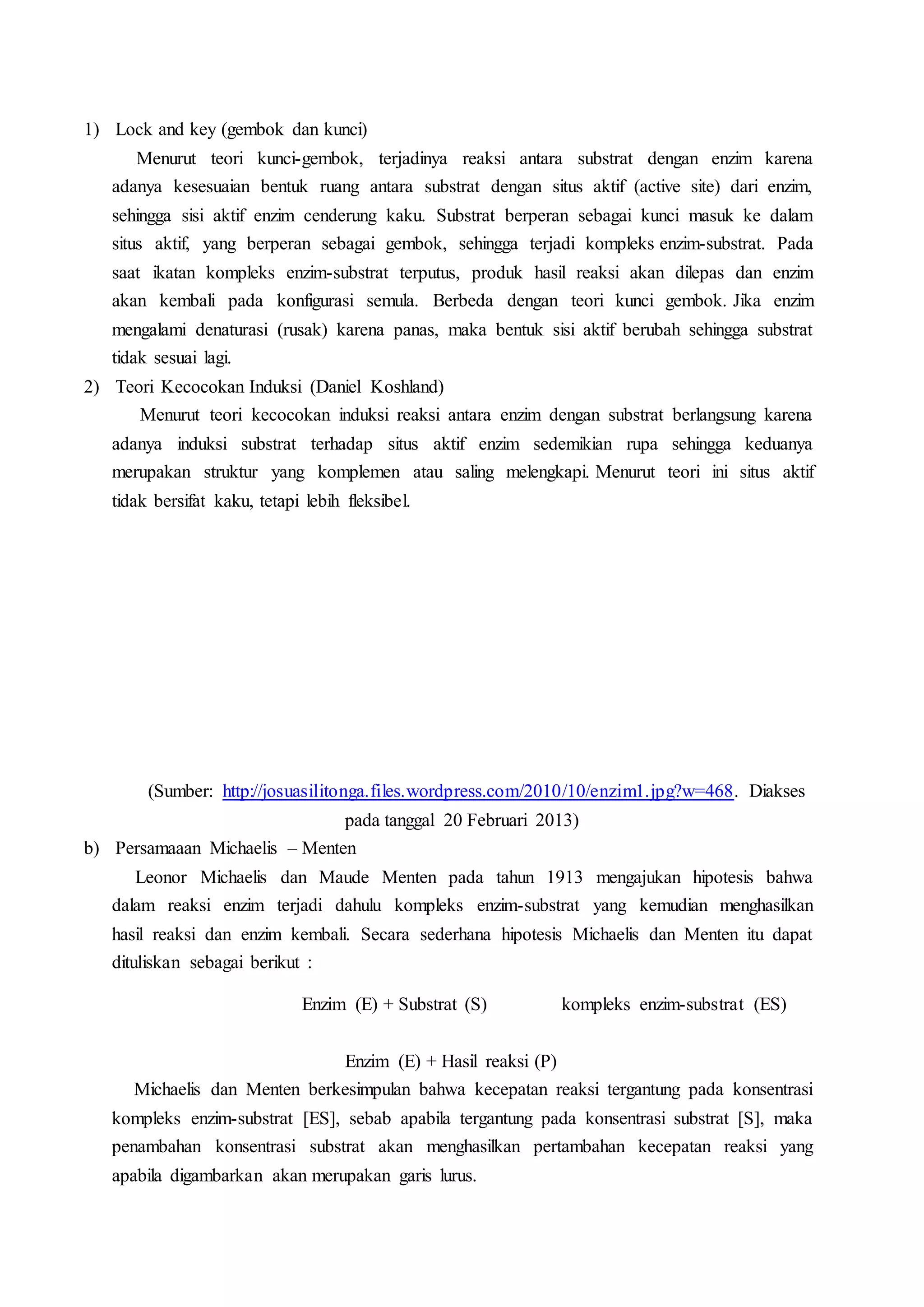 Makalah enzim | DOCX