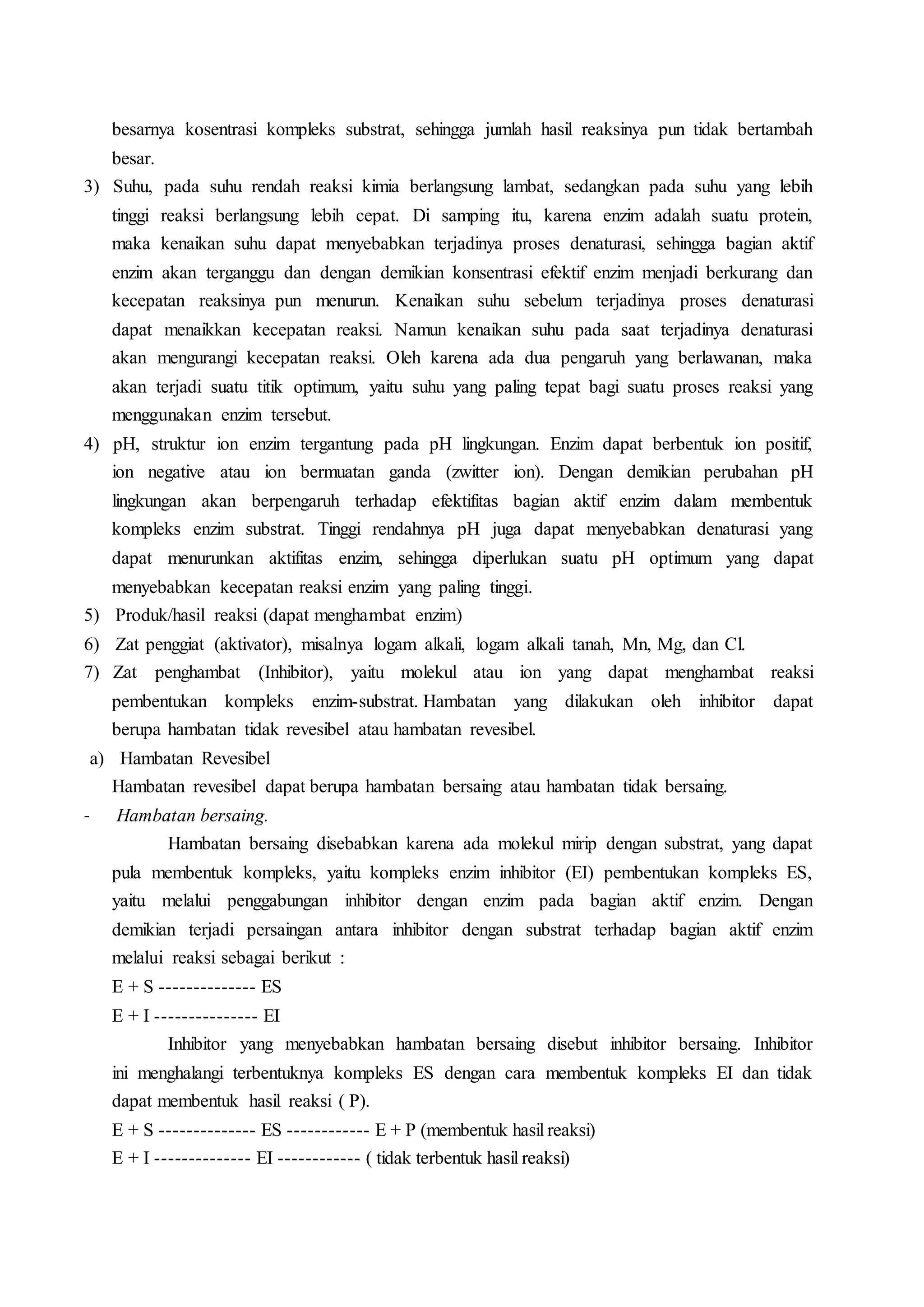 Makalah enzim | DOCX