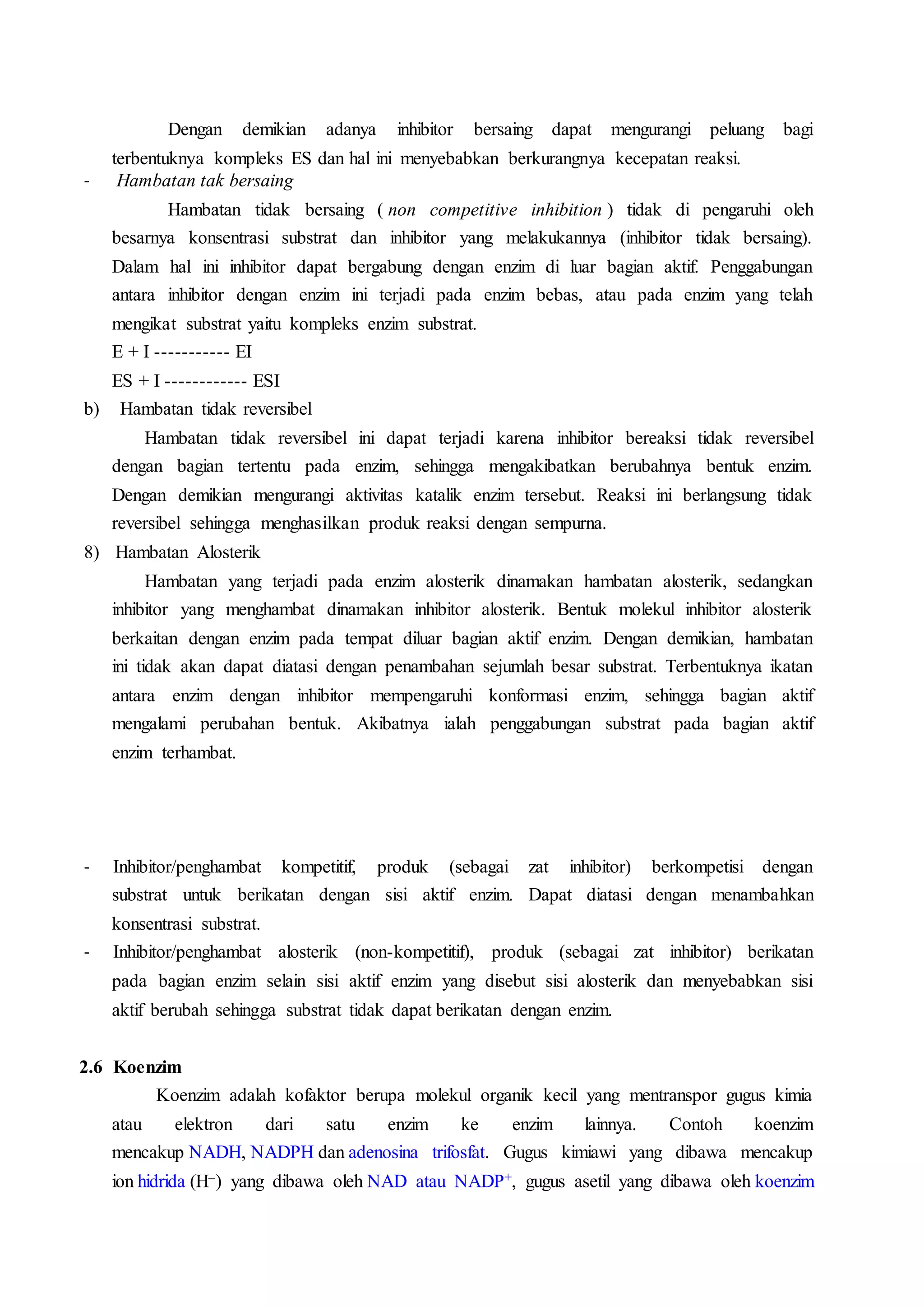 Makalah enzim | DOCX