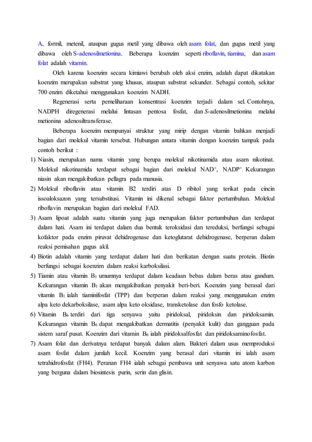 Makalah enzim | DOCX