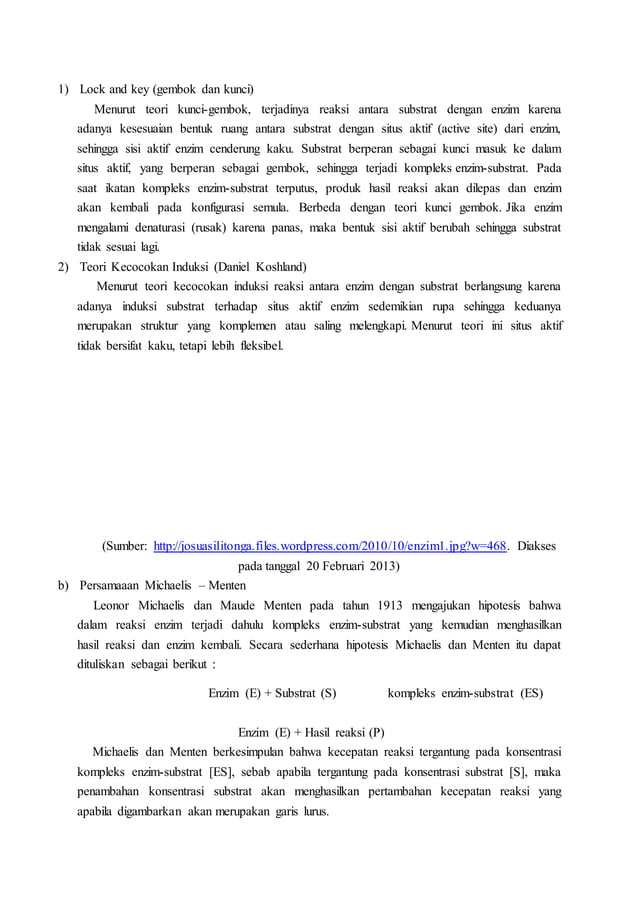 Makalah enzim | DOCX