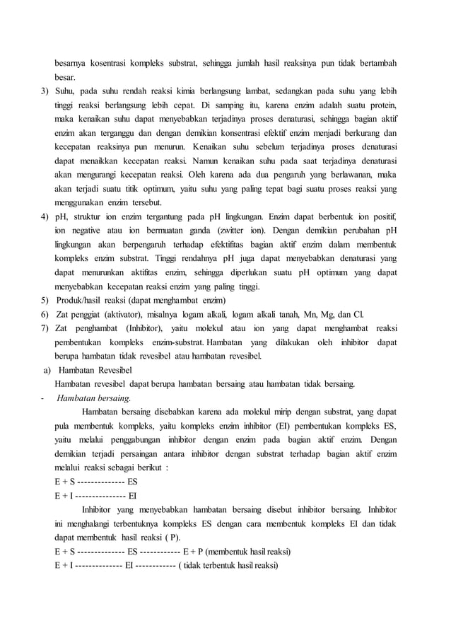 Makalah enzim | DOCX