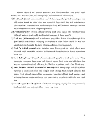 Makalah erosi | DOC
