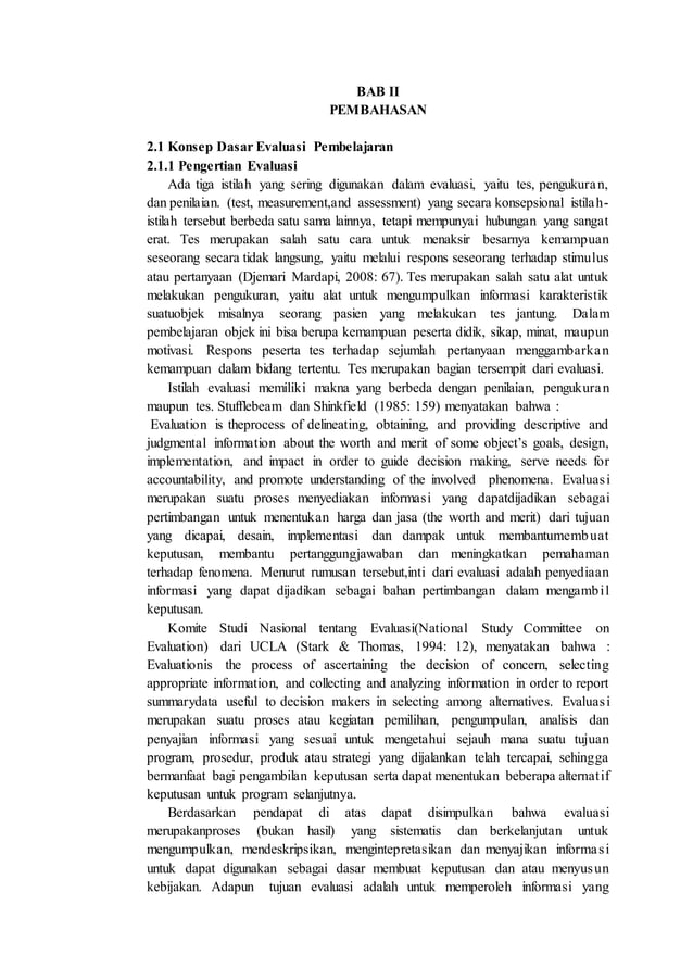 MAKALAH EVALUASI PEMBELAJARAN ANNISA.pdf