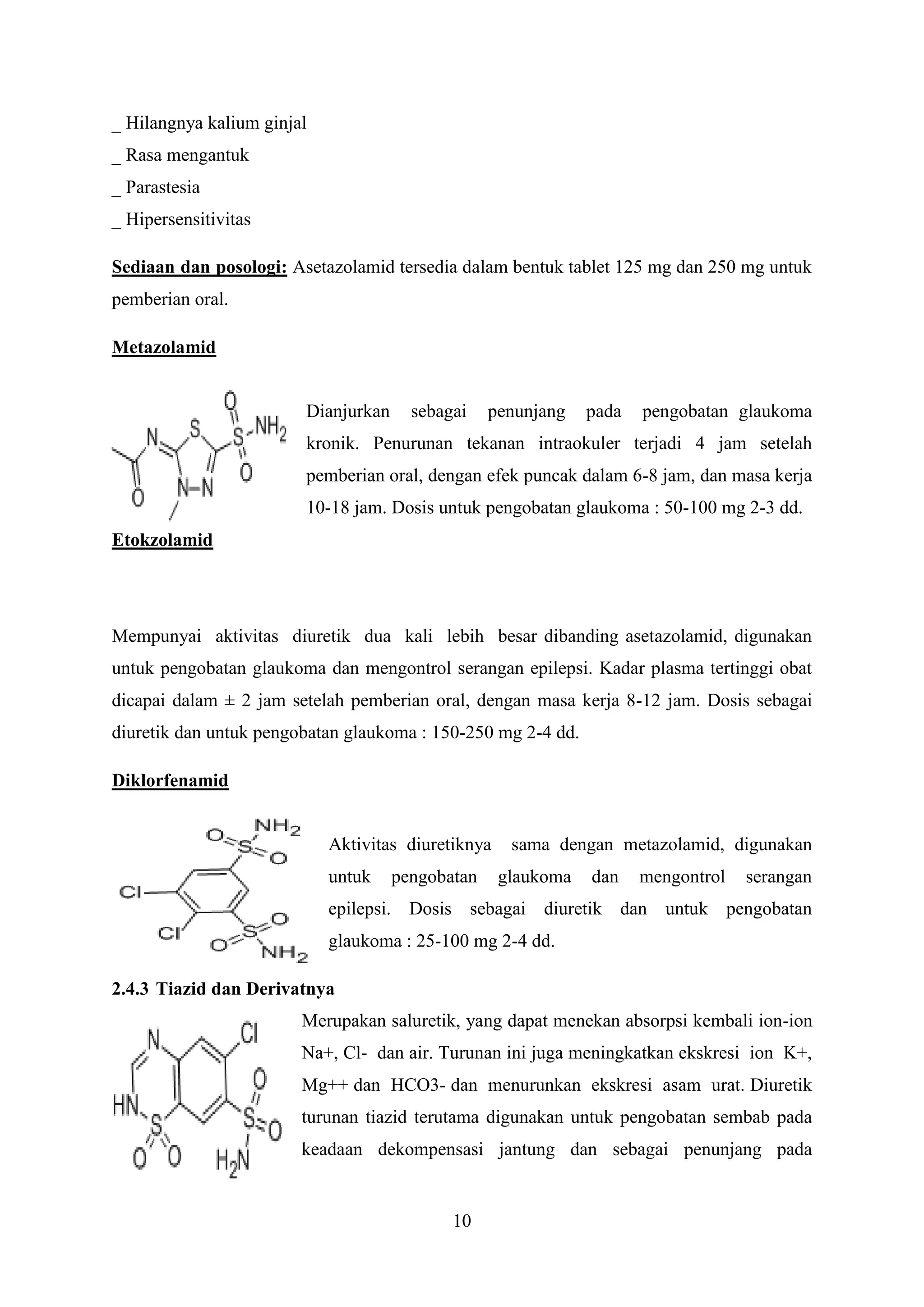 farmakologi Diuretik | DOCX