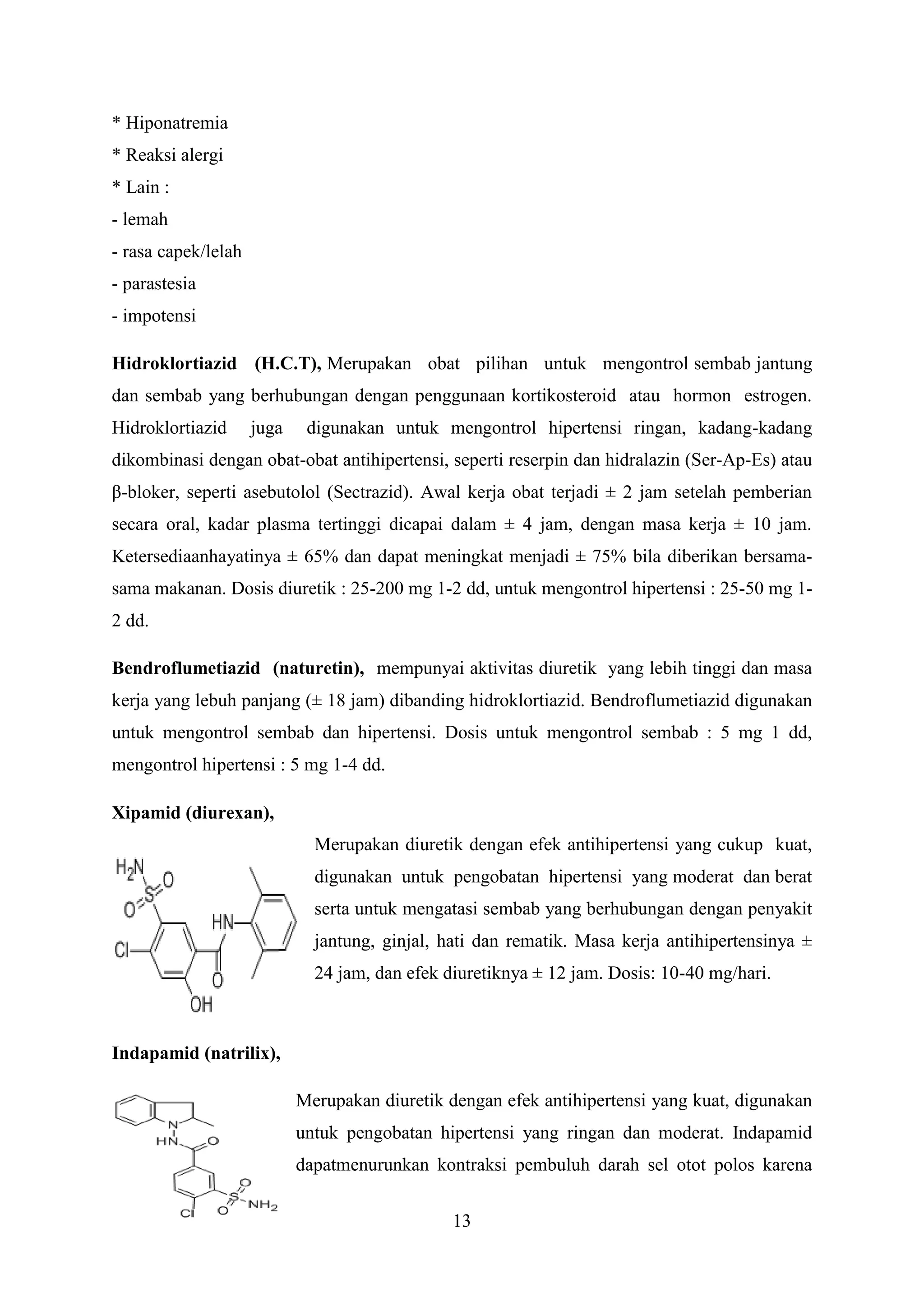 farmakologi Diuretik | DOCX