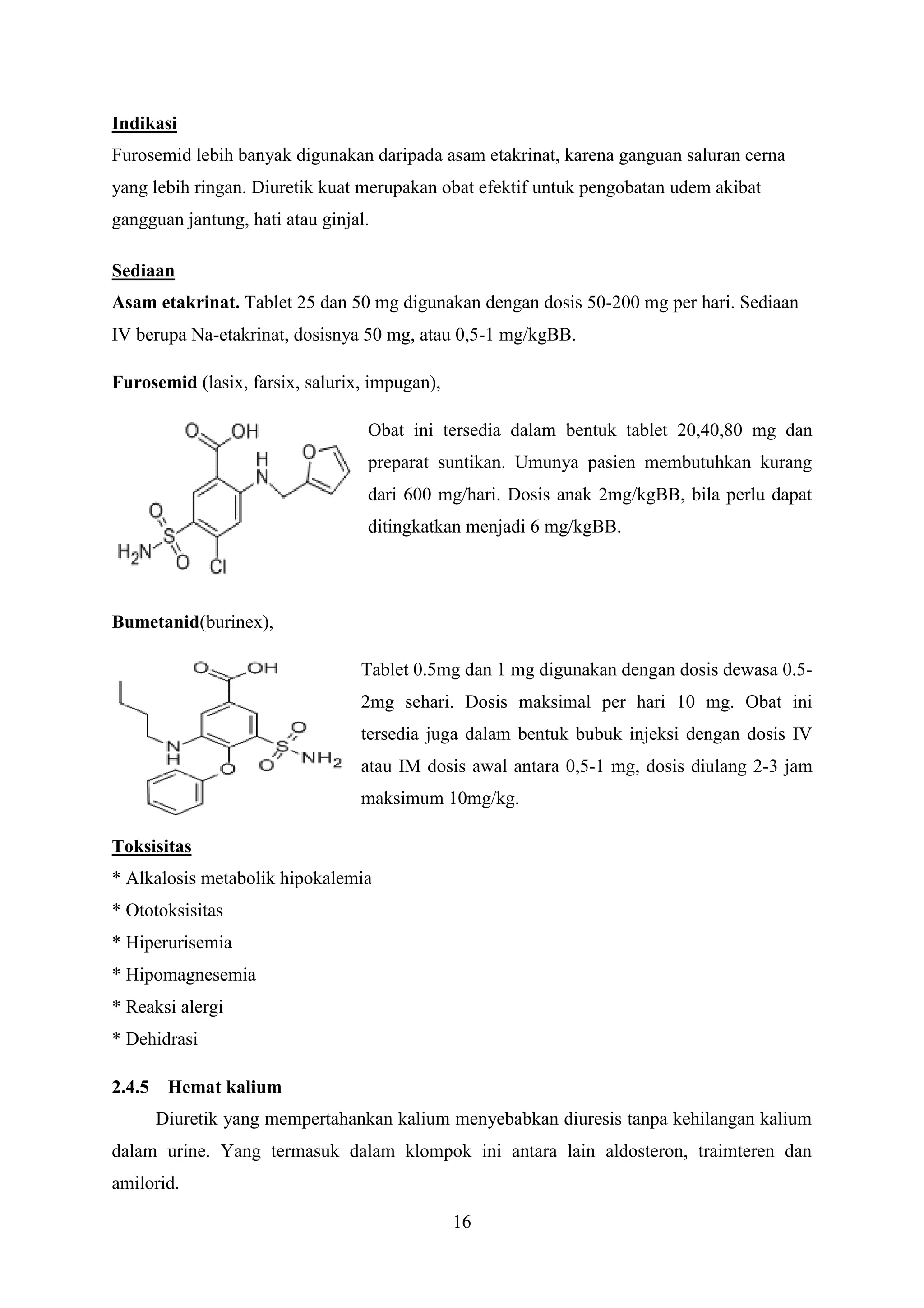 farmakologi Diuretik | DOCX