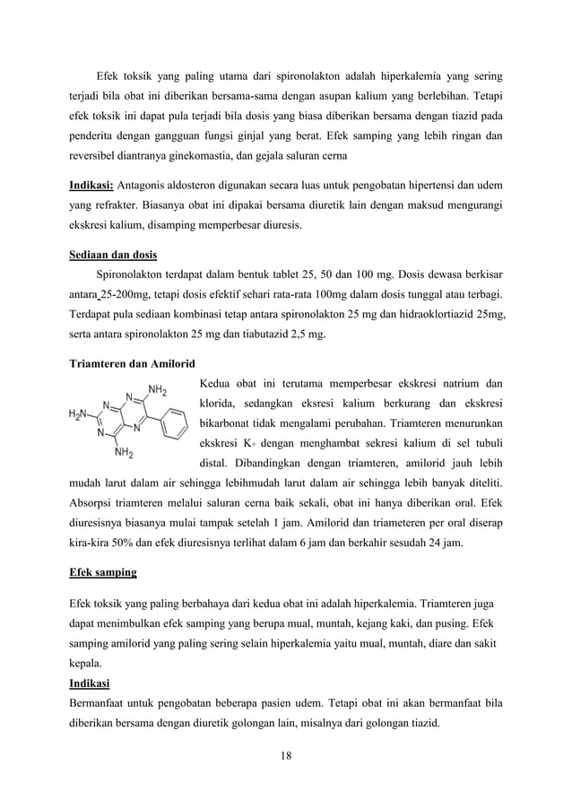 farmakologi Diuretik | DOCX