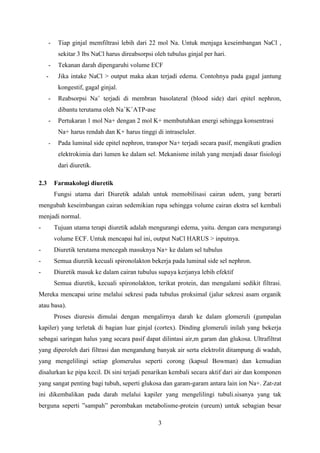 farmakologi Diuretik | DOCX