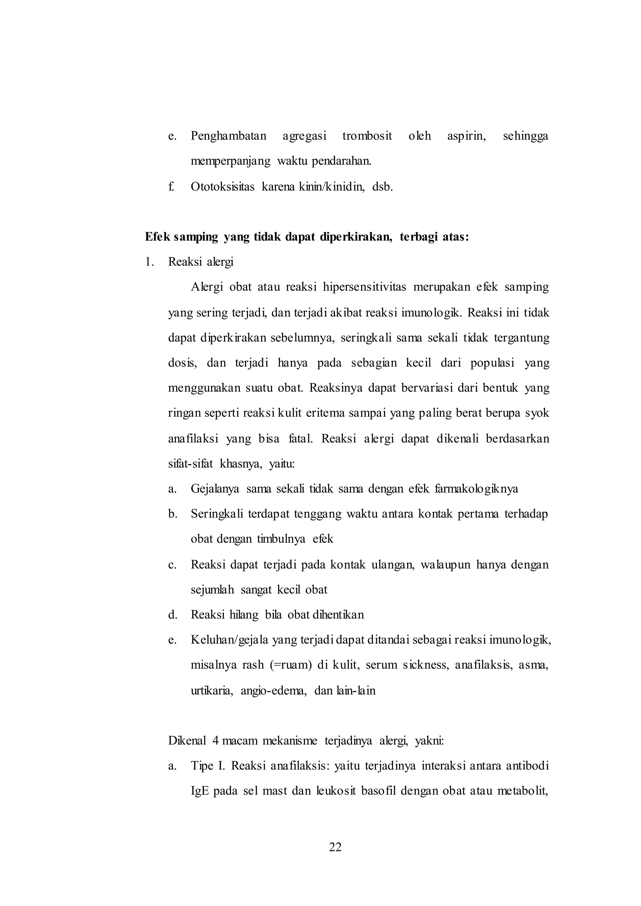 Makalah farmakologi efek samping obat dan cara pengatasannya | DOCX