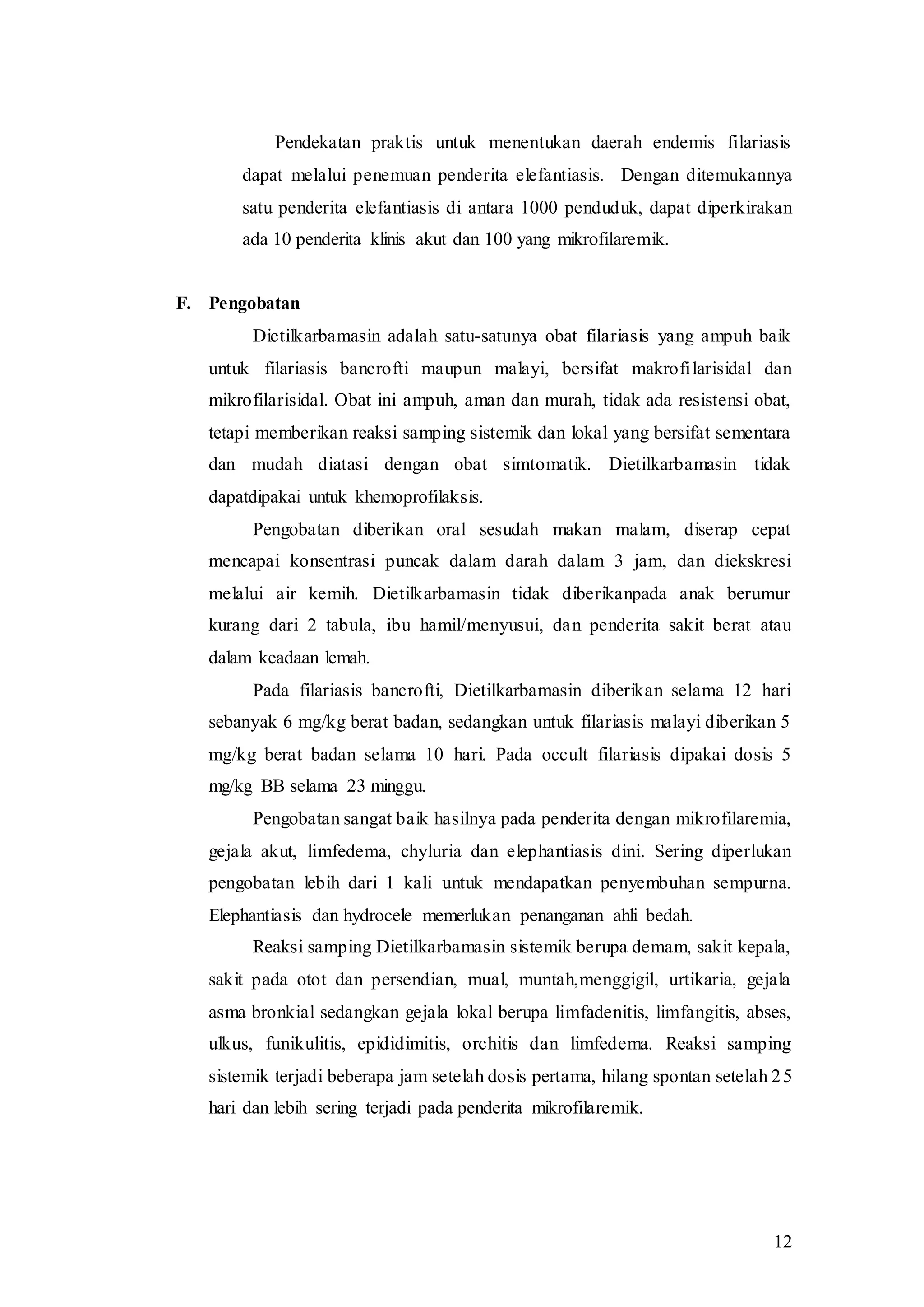 Makalah filariasis | DOCX