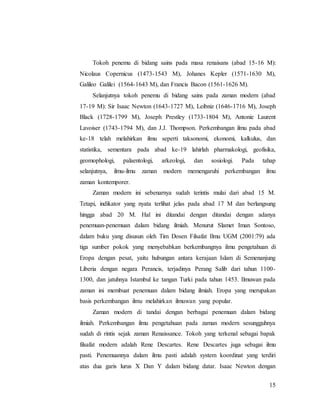 Perbandingan Filsafat Ilmu Modern dan Postmodern | DOCX