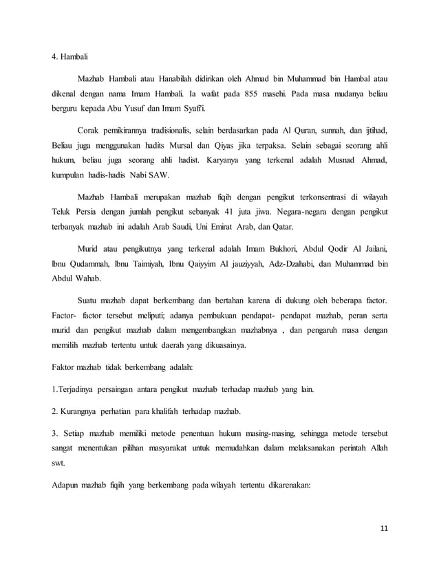Makalah Masa Keemasan dan Kemunduran Fiqh | PDF