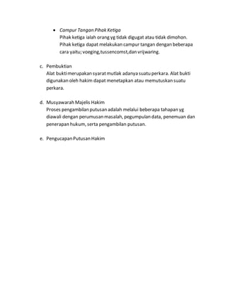 Makalah fiqih Peradilan dalam Islam Kelas XI | DOCX