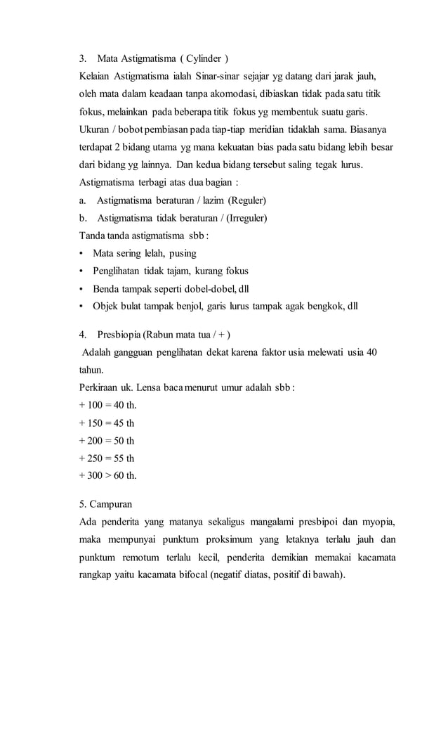 Makalah fisika keperawatan tentang bio optik | DOCX